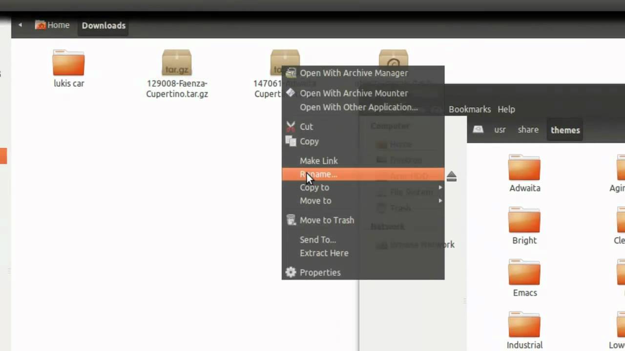 Adwaita Cupertino Theme and Faenza Cupertino icon for Ubuntu 11.10 ...