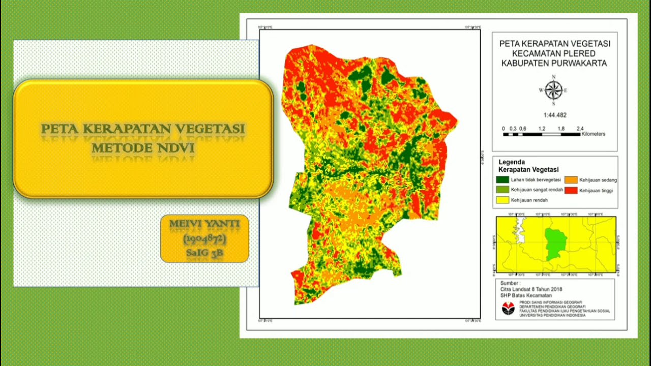 [Rev.] Cara Membuat Peta Kerapatan Vegetasi dengan Metode NDVI ...
