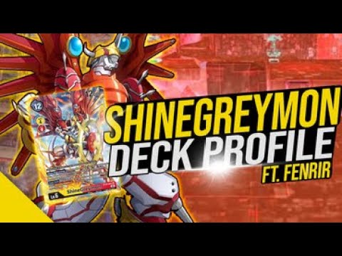 Digimon BT12 Shinegreymon Deck Profile - Ft. Fenrir - YouTube