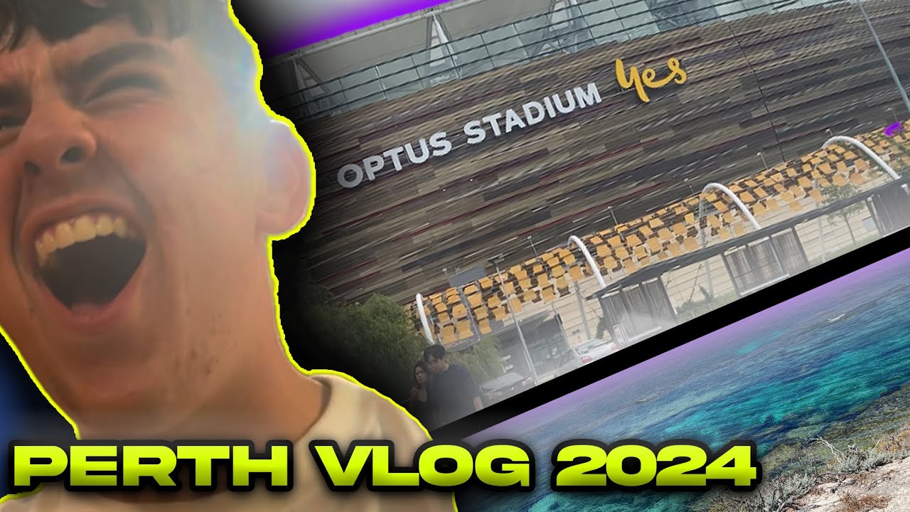 FIRST TIME EVER VISITING OPTUS STADIUM (PERTH VLOG 2024) - YouTube