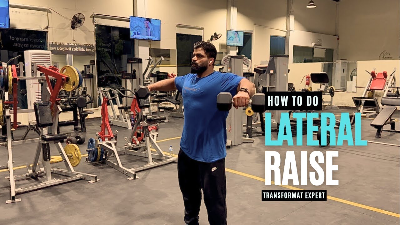 How To Do Lateral Raise With Dumbbells - YouTube