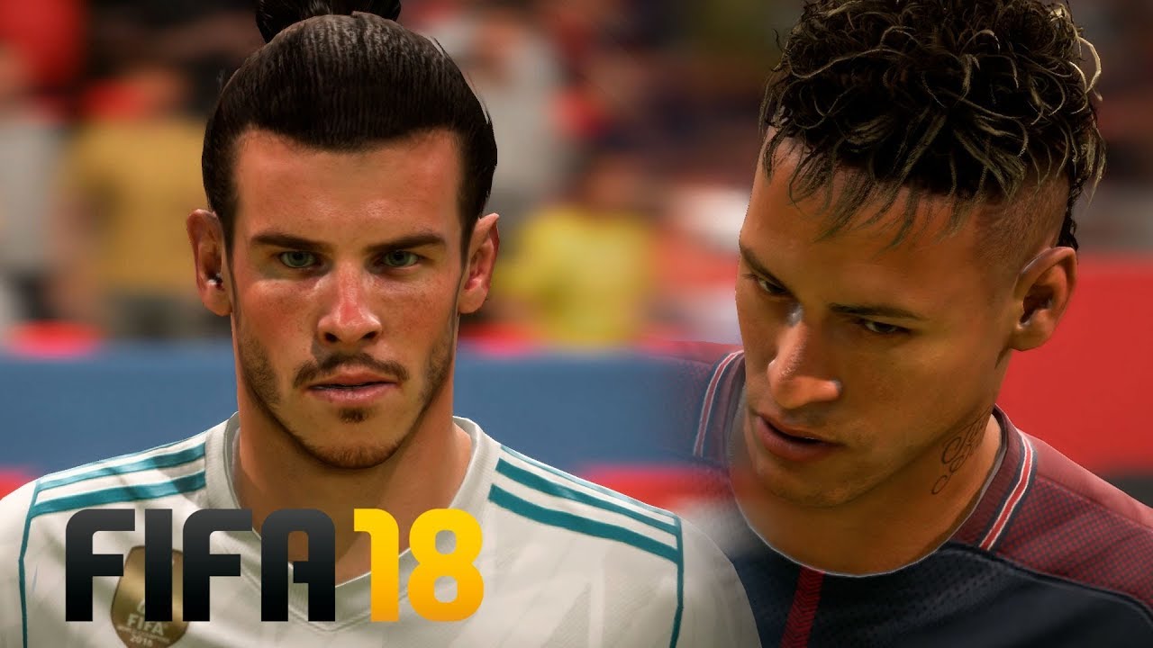 FIFA 18 - FACES PSG e REAL MADRID EM FULL HD - YouTube
