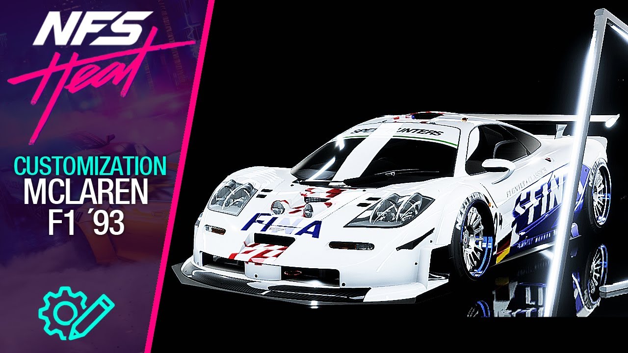 NFS Heat (DLC) Customization: McLaren F1 ´93 - YouTube