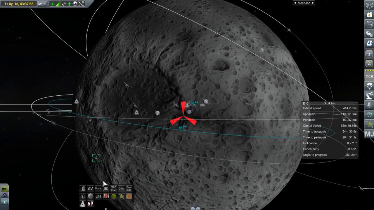 Kerbal Space Program - Apollo J Mission - DOI, PDI, Approach & Landing ...