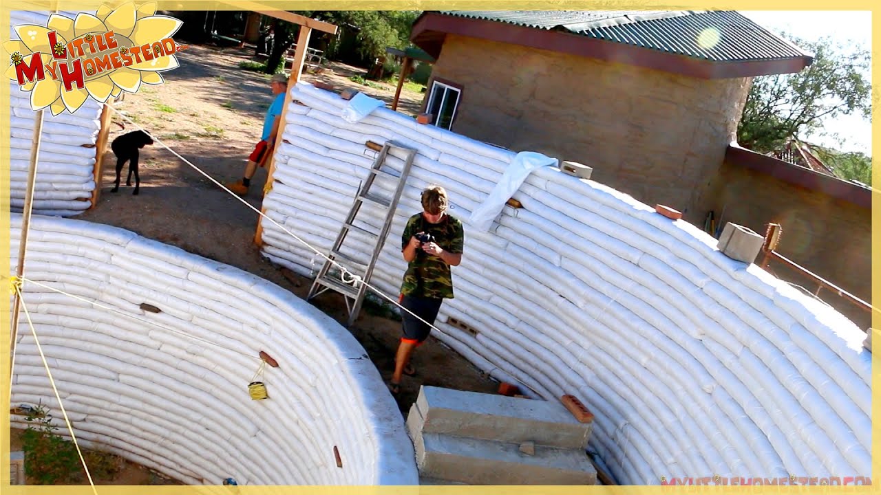 Reinforcing Walls & Window Boxes | Underground Earthbag Building ...
