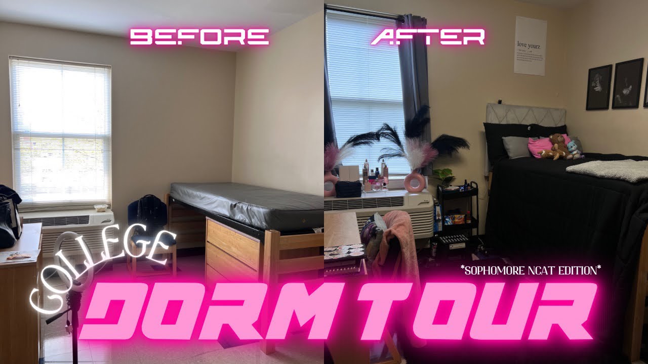 COLLEGE DORM TOUR ! (NORTH CAROLINA A&T MCNEIL HALL SINGLE) | HBCU ...