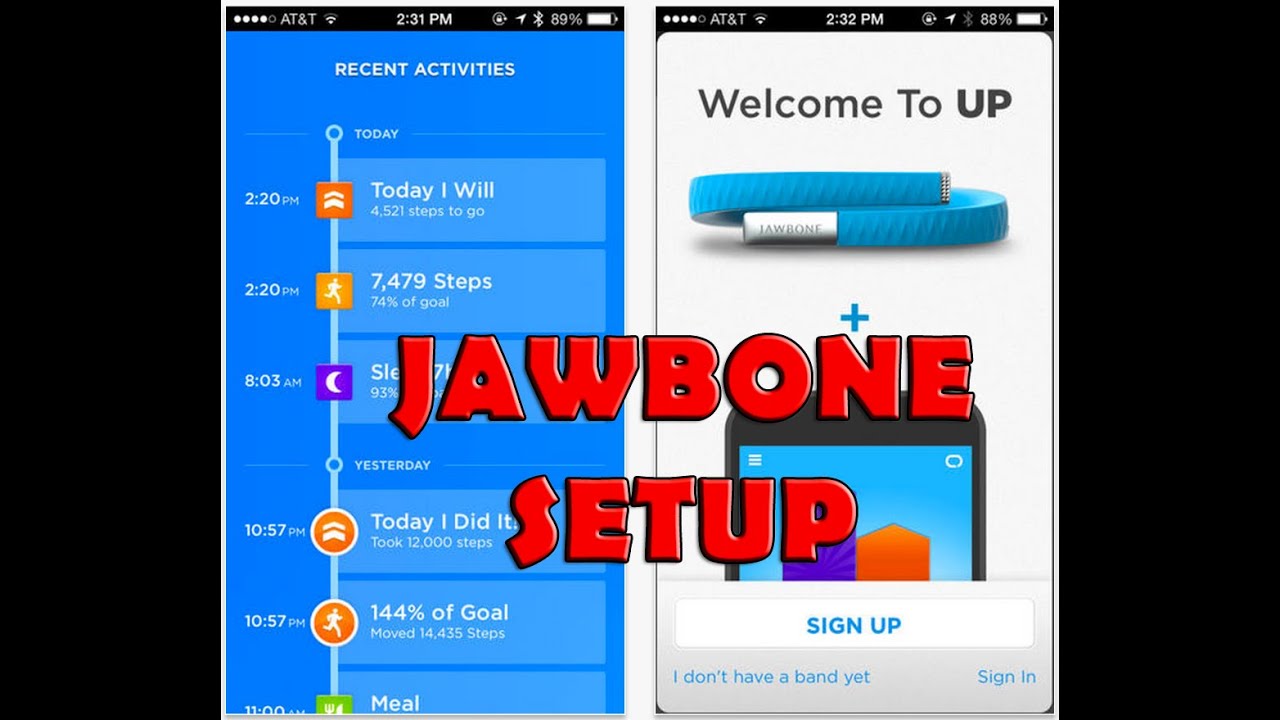 how to setup my jawbone - YouTube