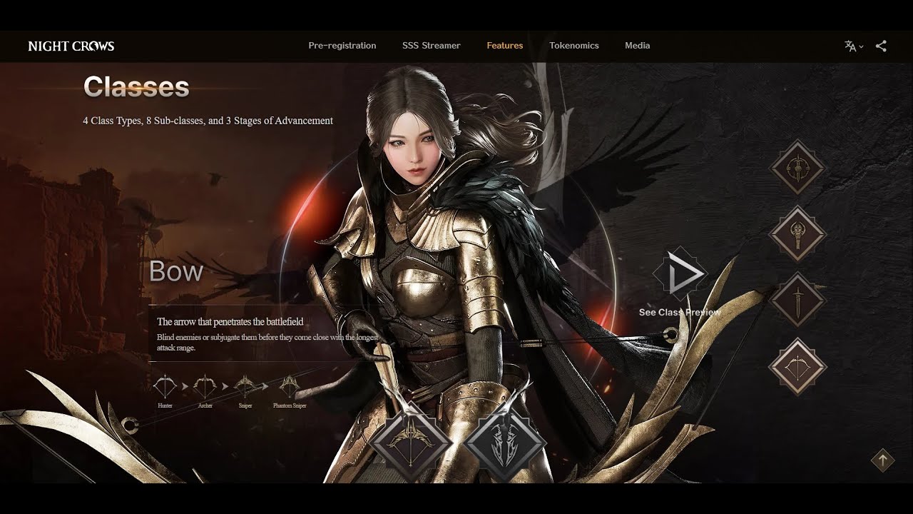 Night Crows Global Pre Register Open & Release at March - YouTube