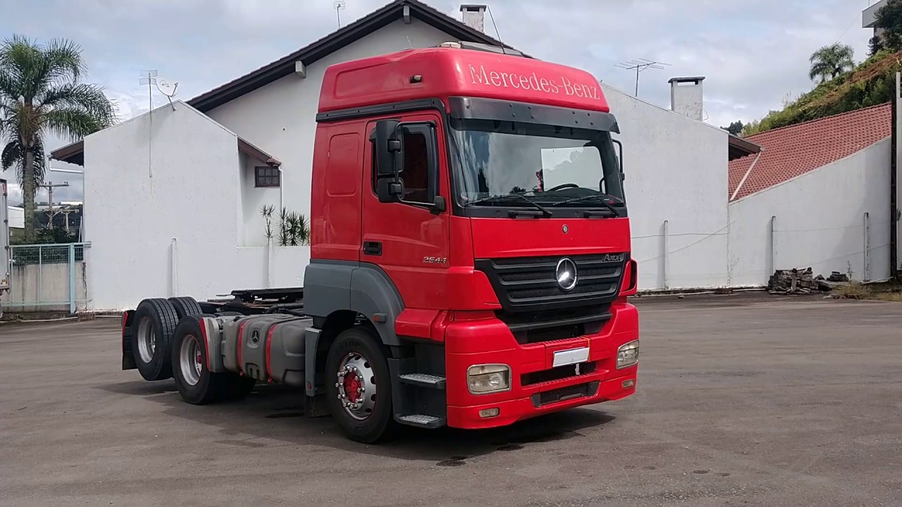 Mercedes Benz Axor 2544 6X2 - 2010 - YouTube