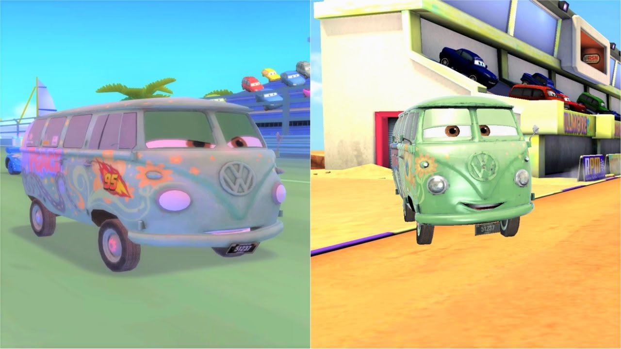 Fillmore in Cars 2, Cars Fast as Lightning - YouTube