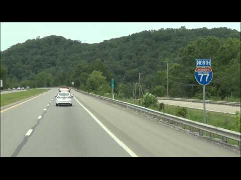 West Virginia - Interstate 77 North - Mile Marker 110-120 (7/12/12 ...