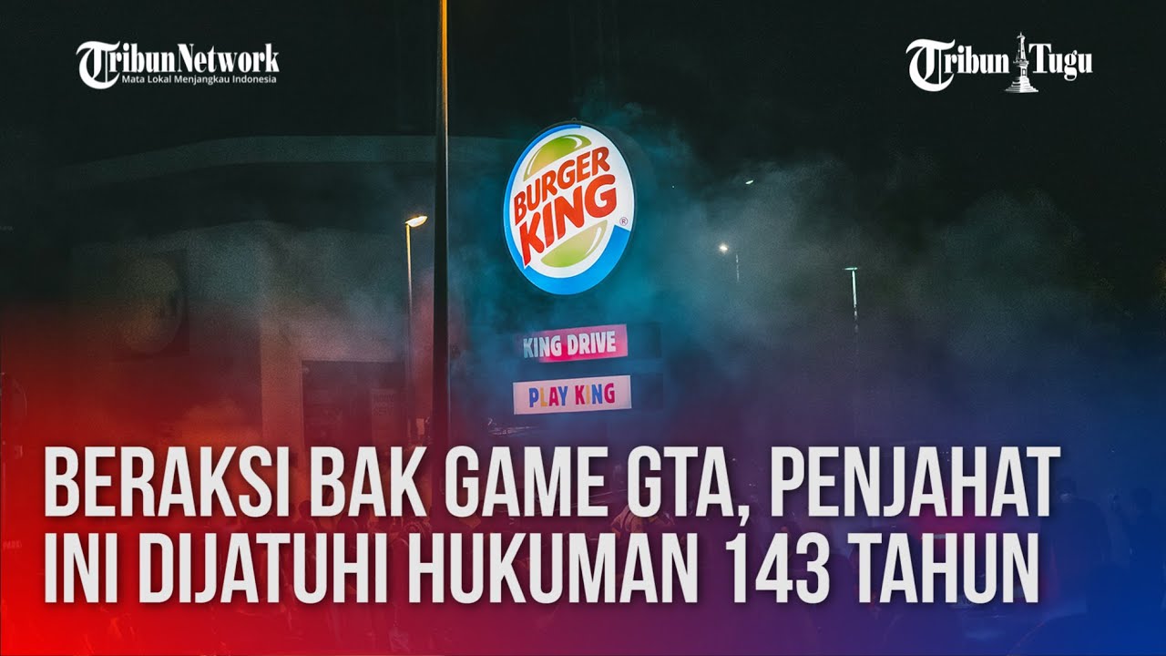 Beraksi Bak Game GTA, Penjahat Ini Dijatuhi Hukuman 143 Tahun - YouTube