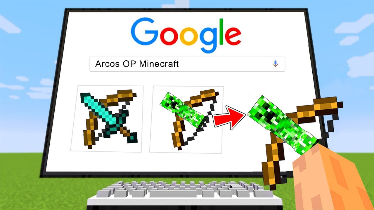 Minecraft pero TODO lo que BUSCO en GOOGLE APARECE en el INVENTARIO 😱 ...