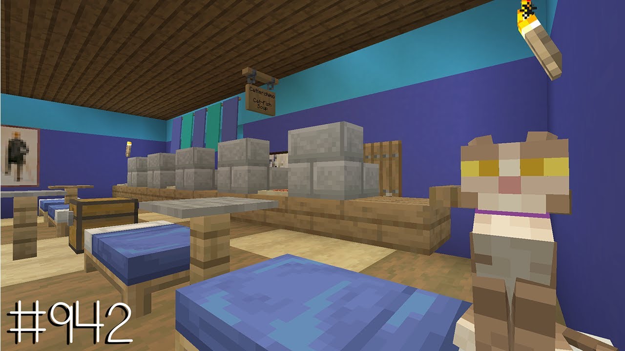 Minecraft - Twix's Kitty Cafe [942] - YouTube