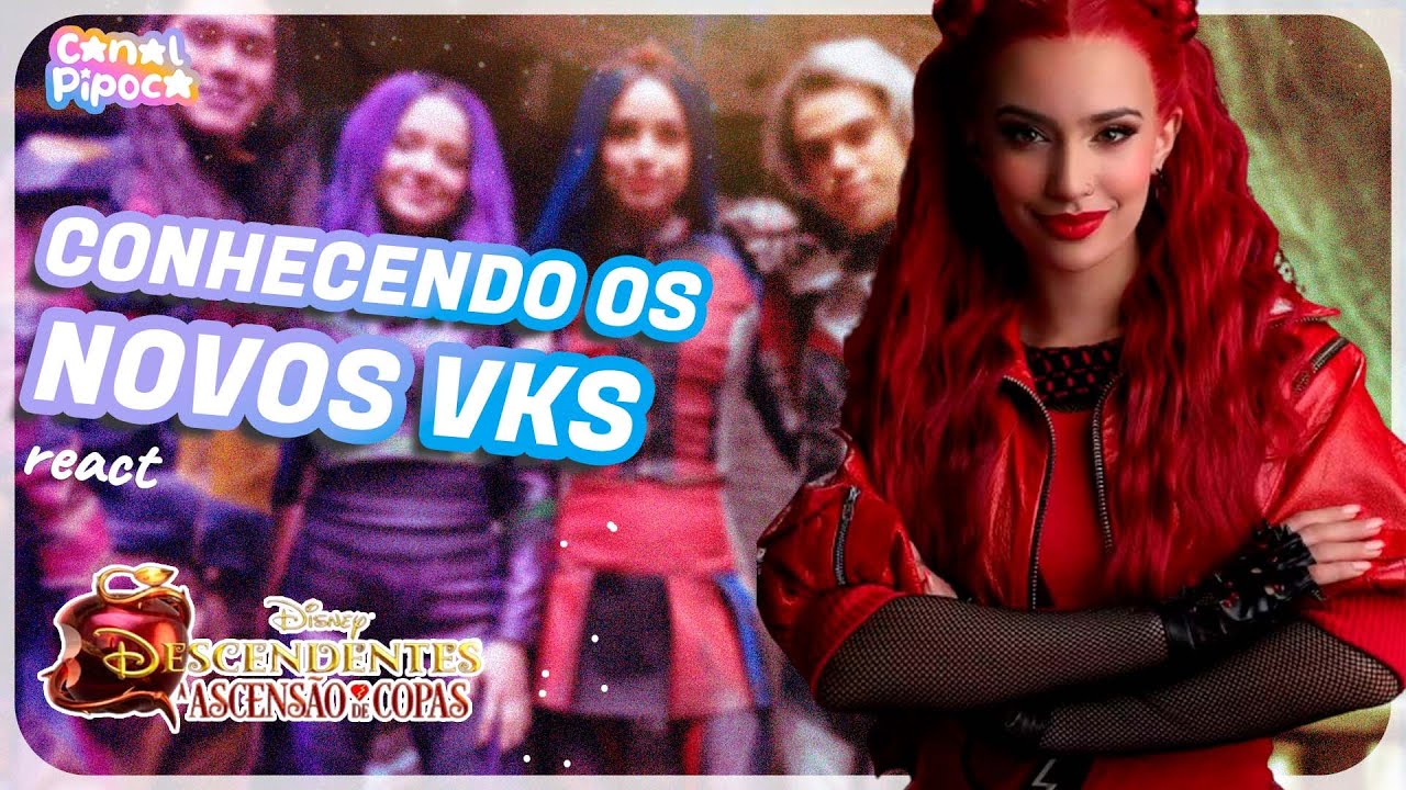 E TEMOS A RED!💔🖤 Trailer de Descendentes 4 Está lindo! | Pipoca Reage ...