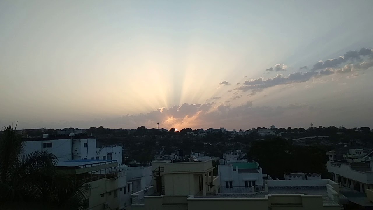 Sun rising in the morning - YouTube