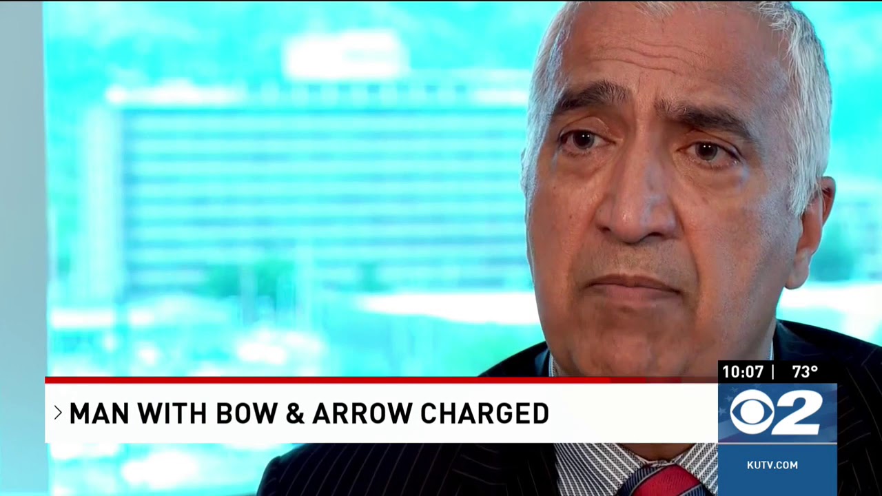 'Bow and arrow man' identified, charged with aggravated assault - YouTube