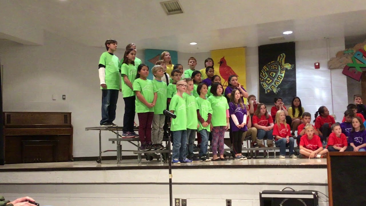 NBES 4th Grade Program (part 3 Eating Goober Peas!) - YouTube