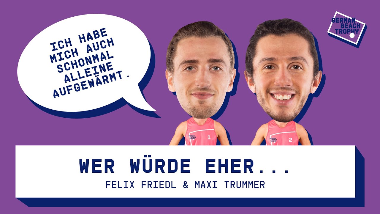 Maxi Trummer & Felix Friedel | Wer würde eher... | German Beach Trophy ...
