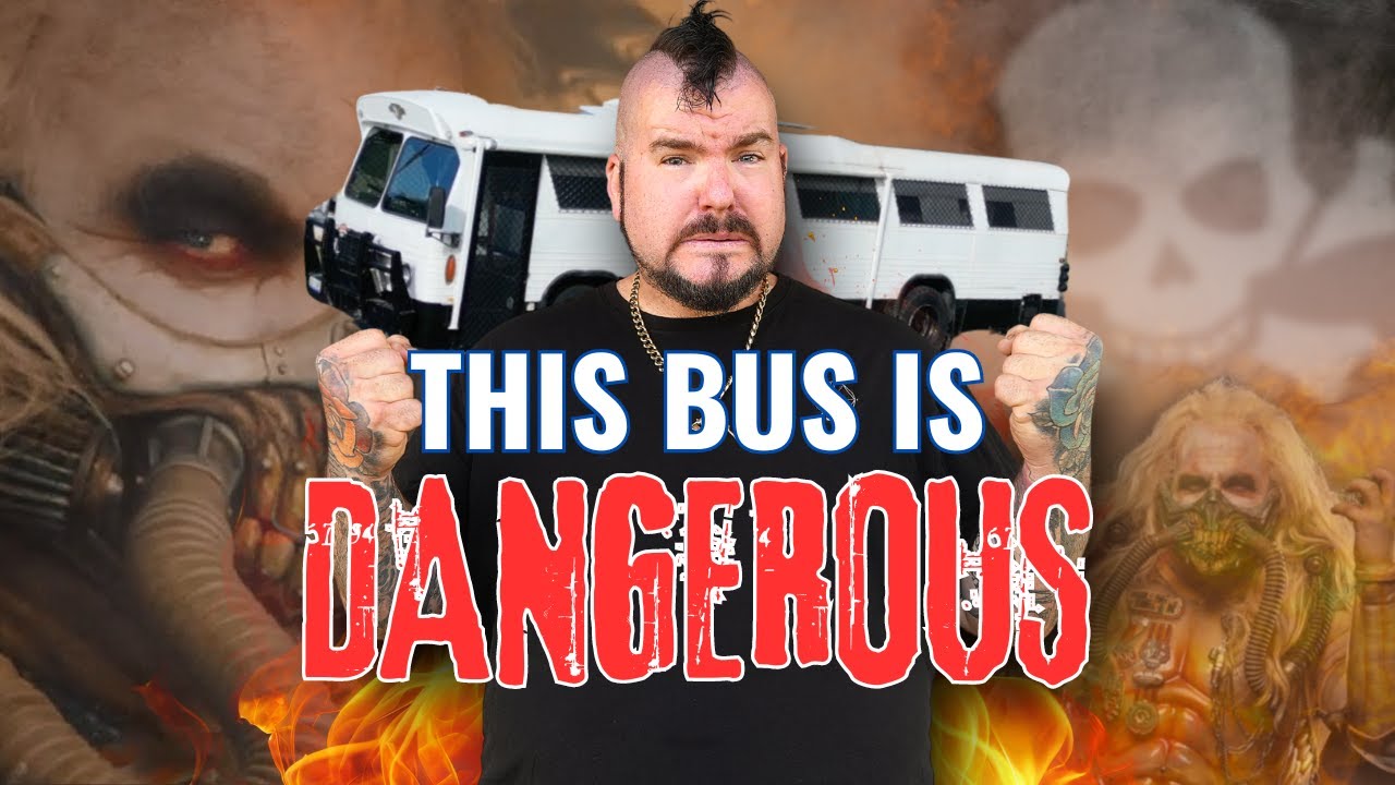 Surviving the World's MOST DANGEROUS BUS - A Mad Max Adventure - YouTube