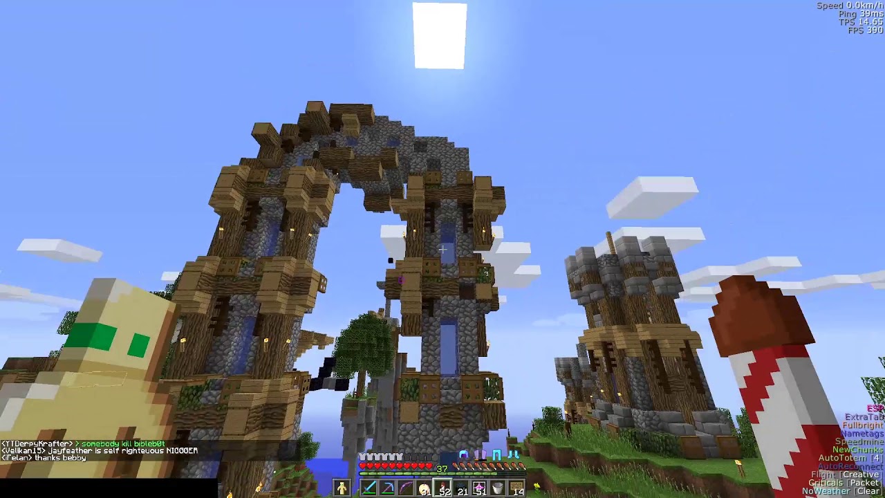 Exploring 2b2t's Greater Spawn Region - YouTube