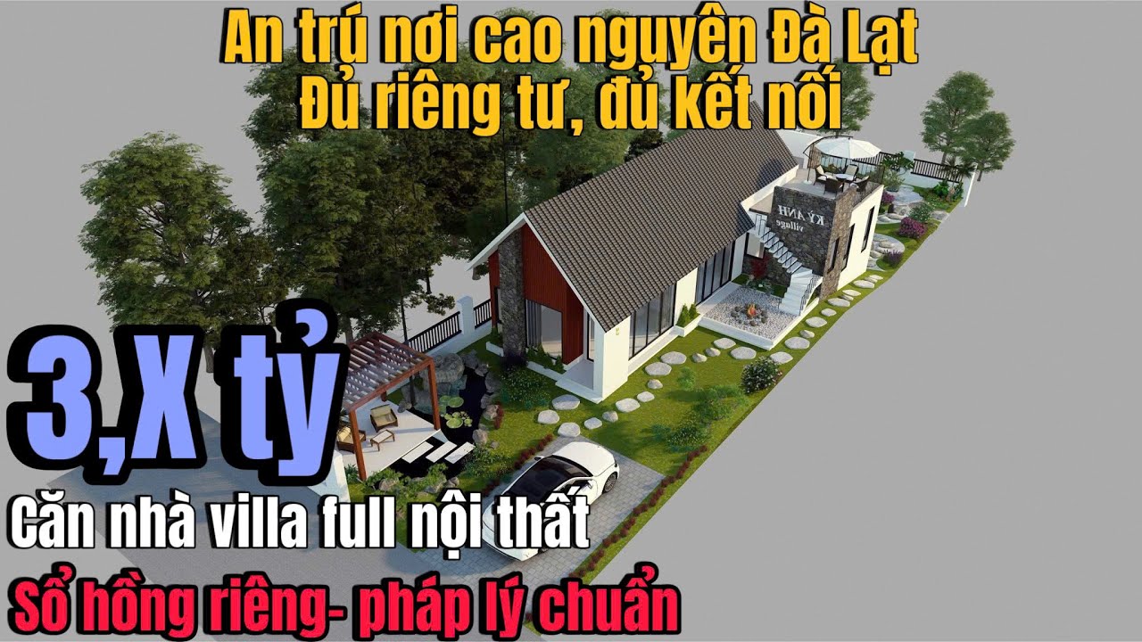 Đã hoàn thiện 80% cho căn nhà full nội thất ven Đà Lạt - YouTube