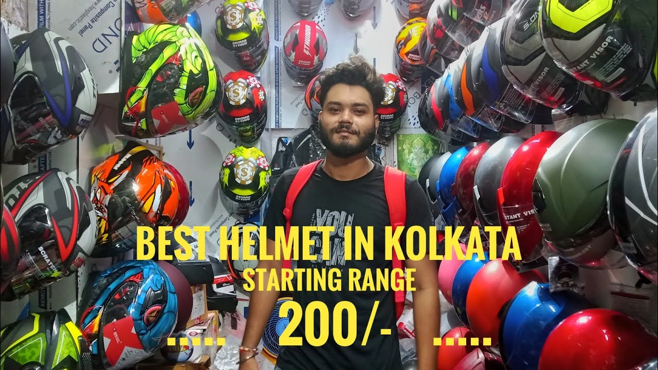 Wellington Helmet Market || Best Helmet Market in Kolkata || Cheapest ...