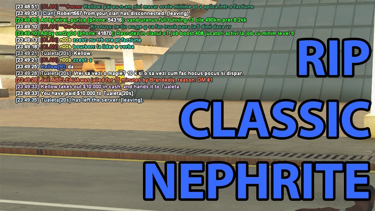 NU MAI JOC PE CLASSIC NEPHRITE - YouTube