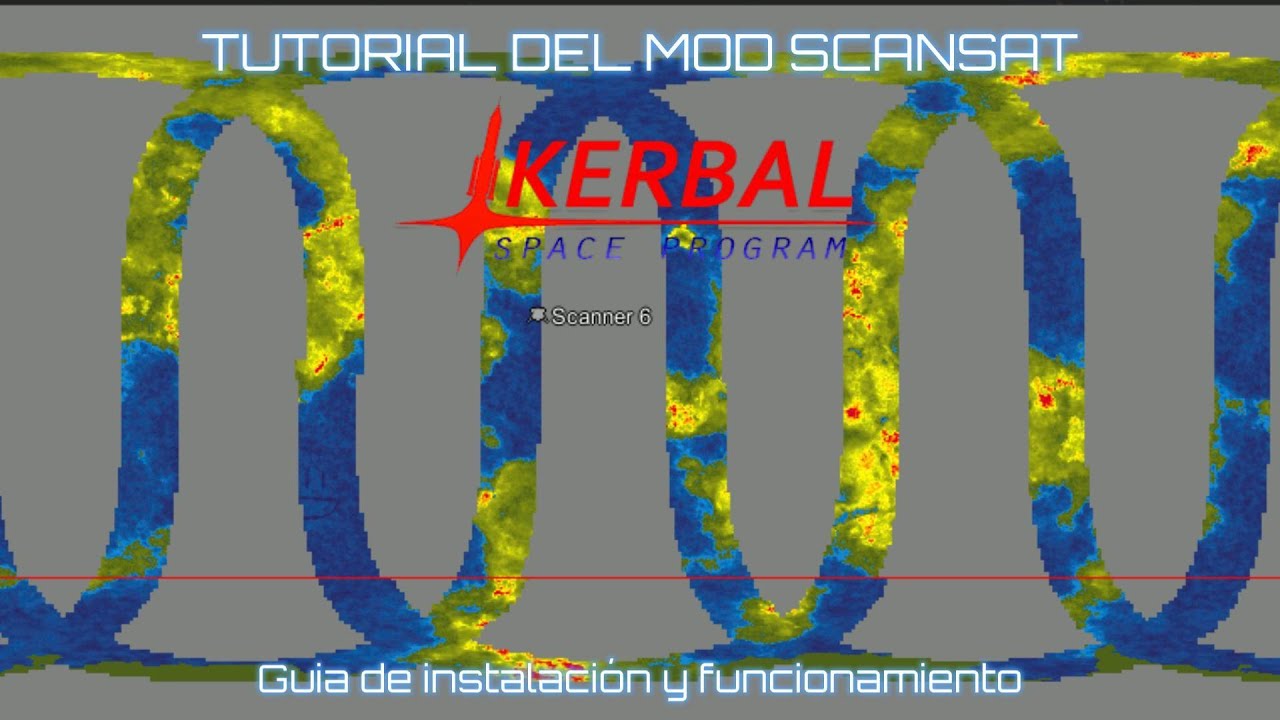 Kerbal Space Program Tutorial del mod Scansat Instalación y funcionamiento - YouTube