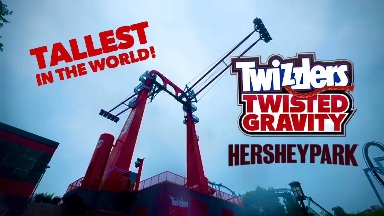 Twizzlers Twisted Gravity On-Ride at Hersheypark - YouTube