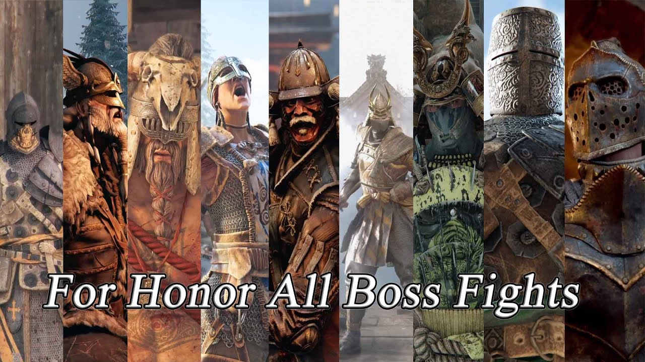 For Honor All Boss Fights Gameplay PS5 4K - YouTube