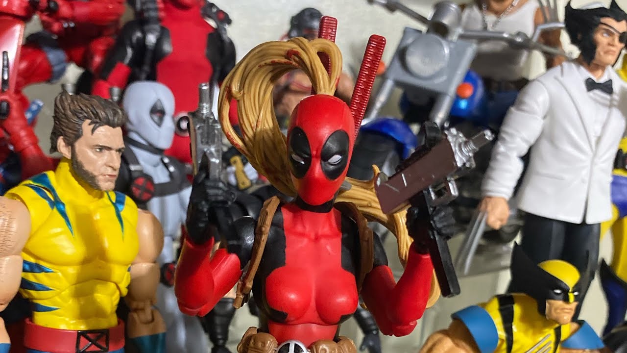 Marvel Legends -Lady Deadpool -Kitbash -Mods - YouTube