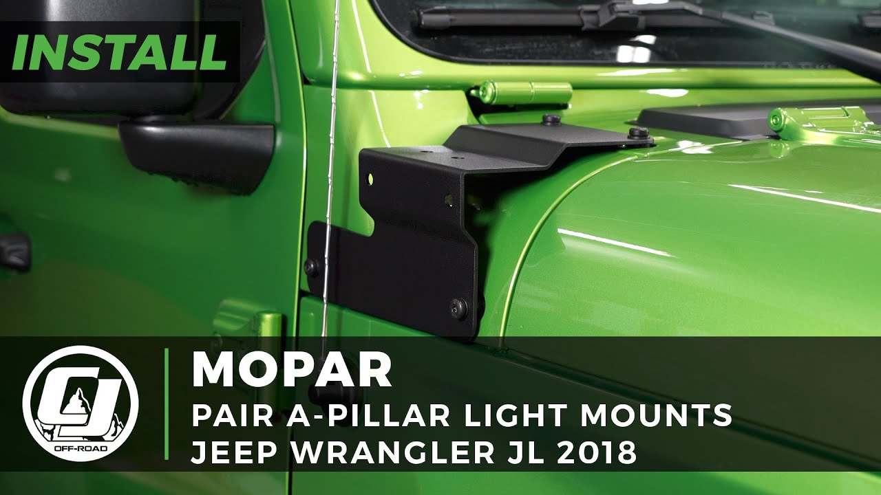 Add more exterior lighting to your JL Wrangler: Mopar Light Pillar ...
