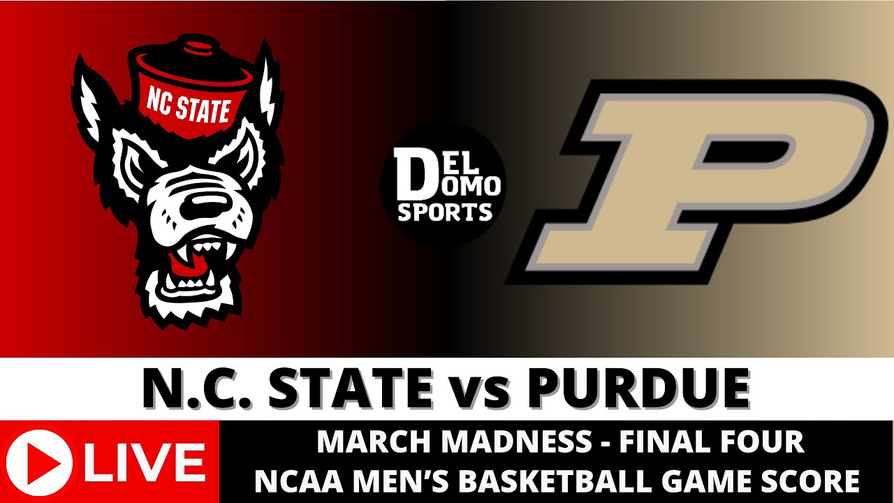 NC STATE VS PURDUE LIVE 🏀 NCAAM March Madness Final Four - APR 6, 2024 ...