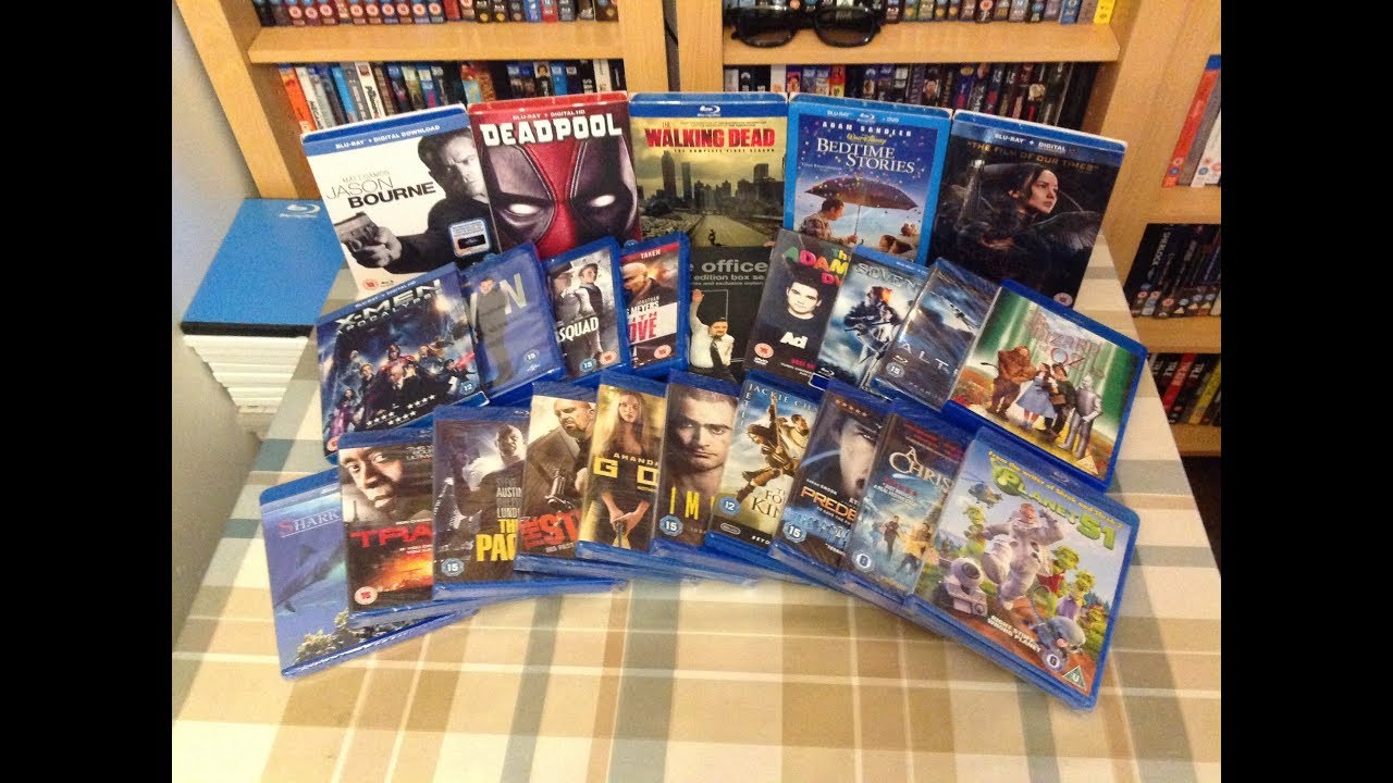 My Blu Ray & DVD Pickups December 17th 2017 Part 1. - YouTube