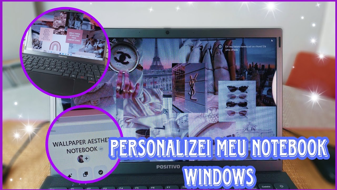 NOTEBOOK PERSONALIZADO ️ Aesthetic, tela inicial e tela de bloqueio ...