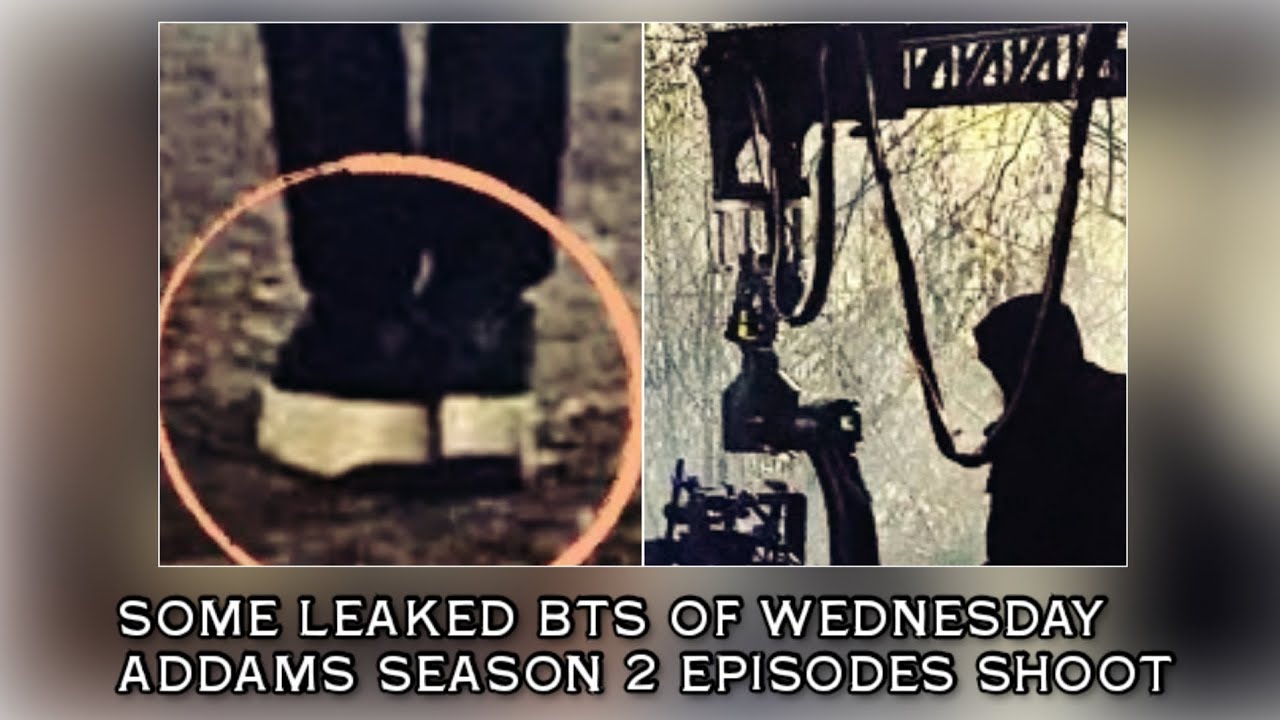 Some Latest Leaked Bts Of Wednesday Addams Season 2 Episodes Shoot # ...