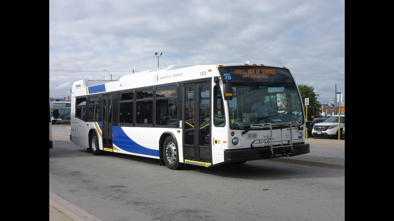 Oakville Transit NovaBus LFS Gen-4 1406 - YouTube