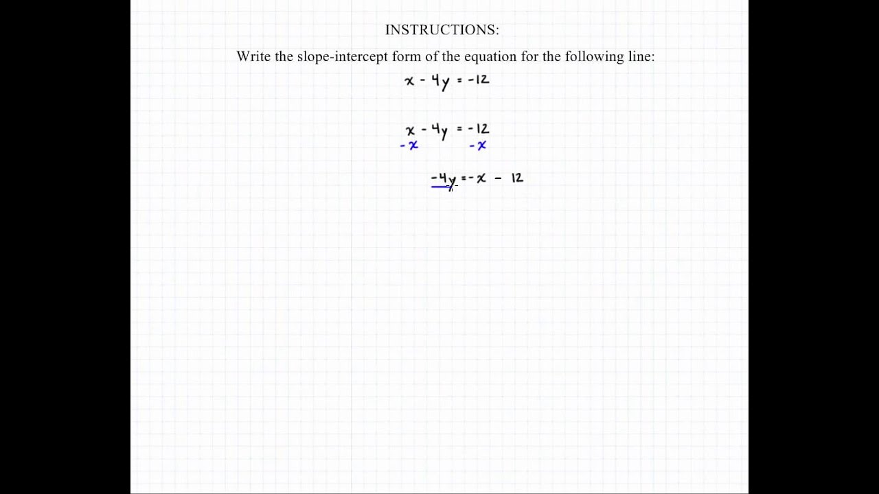 Writing Linear Equations 3A - YouTube