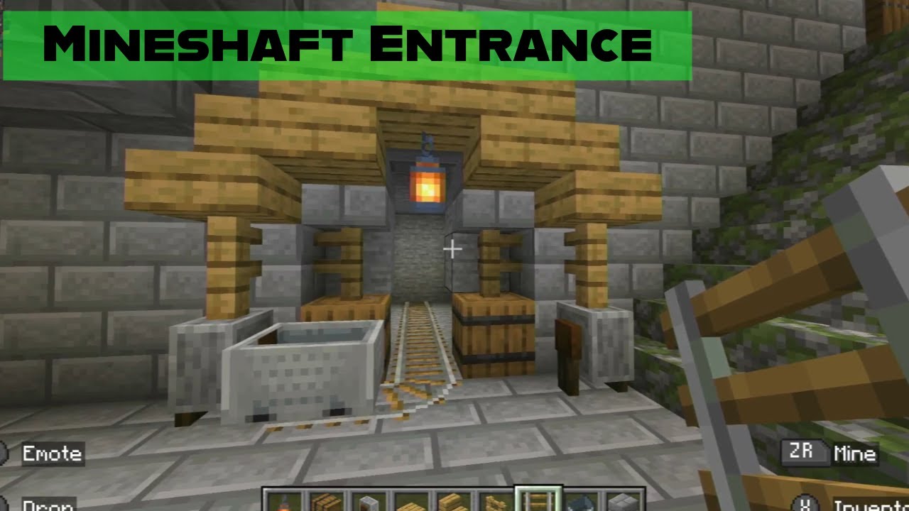 Mine Shaft Entrance for Minecraft - YouTube