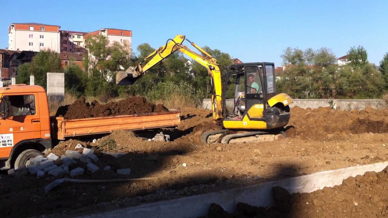 minibagger hitachi ex 30 - YouTube
