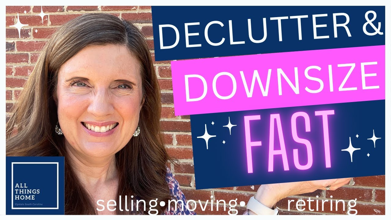 DECLUTTER AND DOWNSIZE FAST! #sellingahome #decluttering #declutteringmotivation #moving # ...