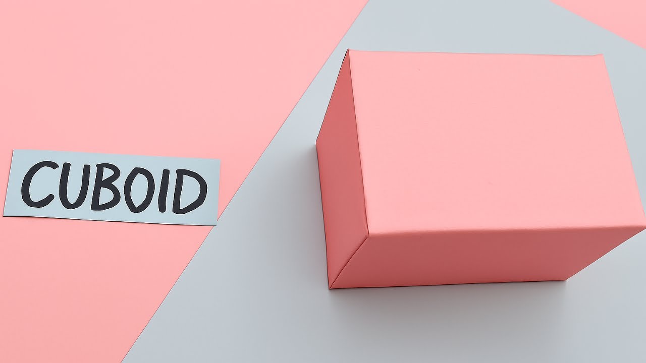 Original Paper 3D Cuboid | Paper Cuboid | How To Make A Paper Cuboid ...