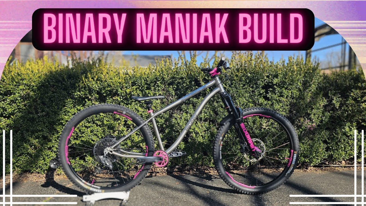 Going over my new hardtail build - Binary Maniak Build - Titanium ...
