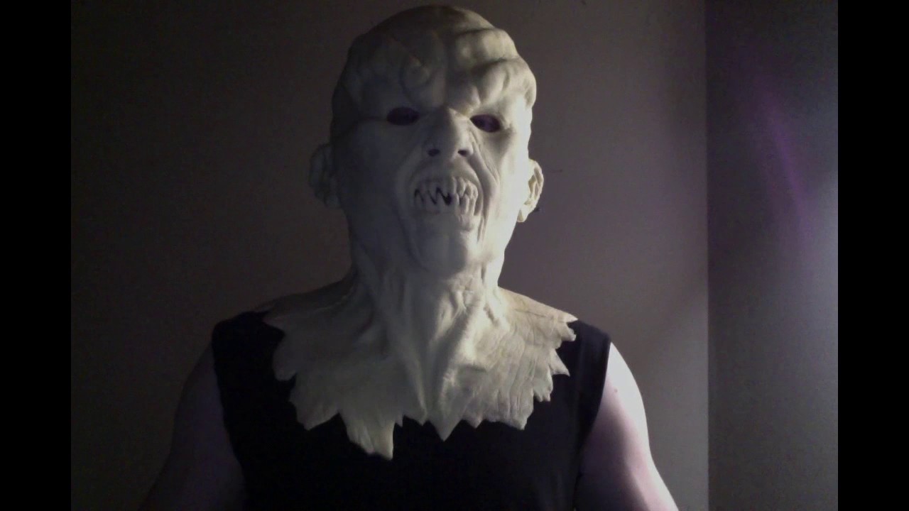 Goosebumps haunted mask blank test fit - YouTube
