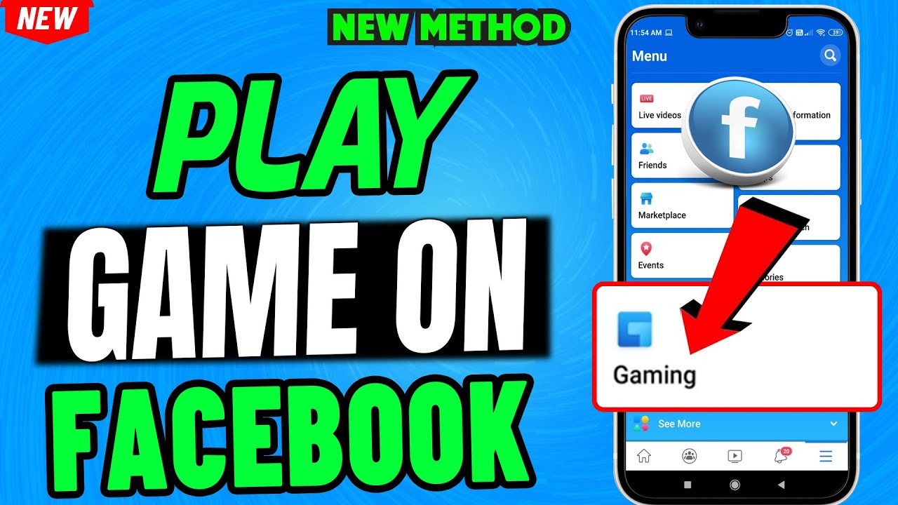 How to play Game on Facebook | Play Live Game With FB Friends - YouTube
