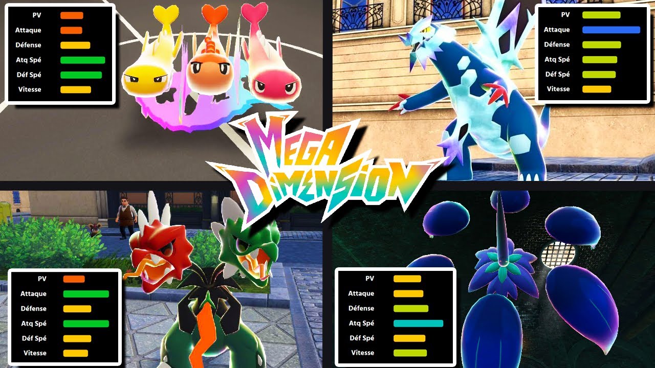 4 MÉGA-ÉVOLUTIONS POUR LES POKÉMON DE LA 9G DONT UNE TOTALEMENT ...