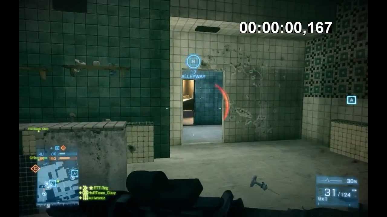 BF3 netcode in action (vs 450 ping) - YouTube