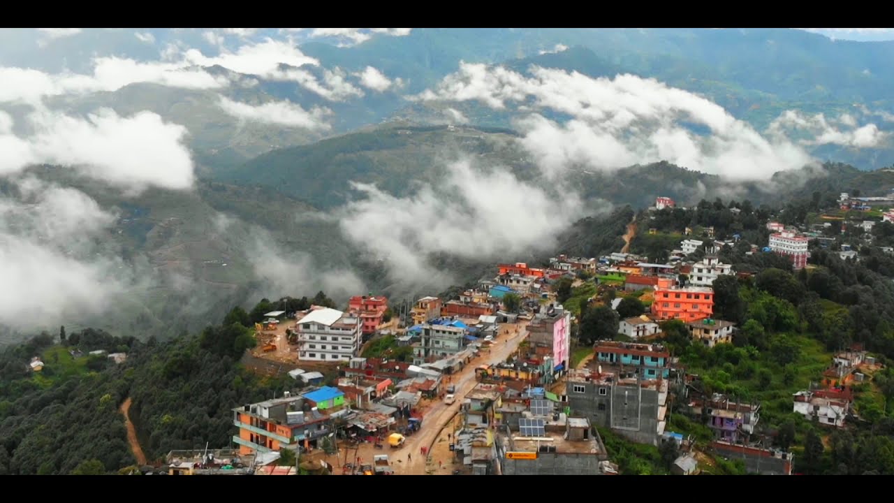Dadeldhura Nepal Drone shot, Ugratara Temple, TufanDada & Bagbazar ...