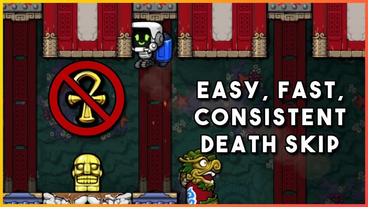 Consistent 4-Bomb Death Skip - Spelunky Speedrun Strats - YouTube